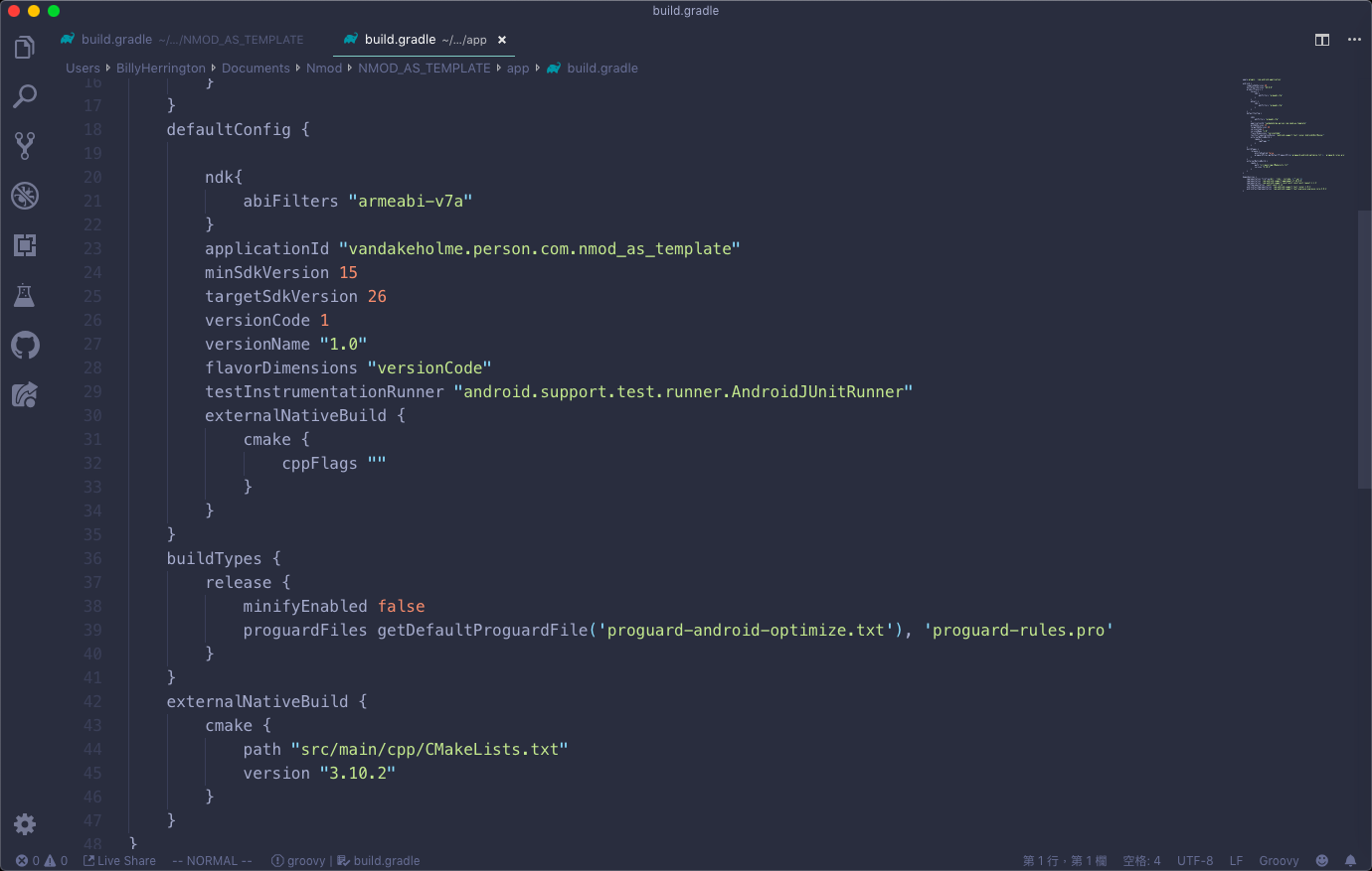 利用Android Studio(CMake)构筑Native Mod(Nmod) | Blog of VanDakeHolme