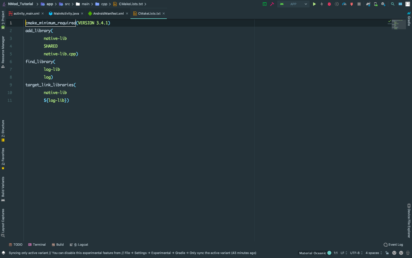 利用Android Studio(CMake)构筑Native Mod(Nmod) | Blog of VanDakeHolme